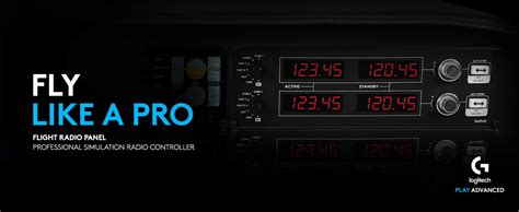 Logitech G Saitek Pro Flight Radio Panel Professional Simulation Radio Controller Separate