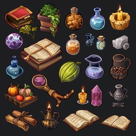 Premium Vector Icon Sprite Sheet For Mobile Game The Icon Is Represe