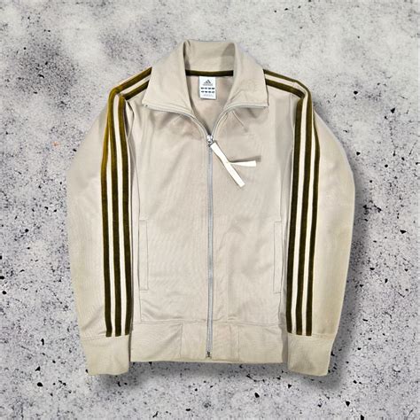 아디다스 희귀 베이지 X 카키 트랙탑 져지 후루츠패밀리