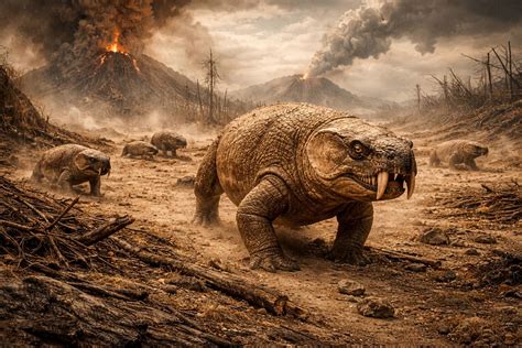 Lystrosaurus Přeživší Perm Triasového Vymírání A Svědek Obnovy života Médiumcz