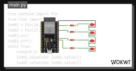 ใบงานที่ 1 การทดลอง 7 wokwi esp32 stm32 arduino simulator