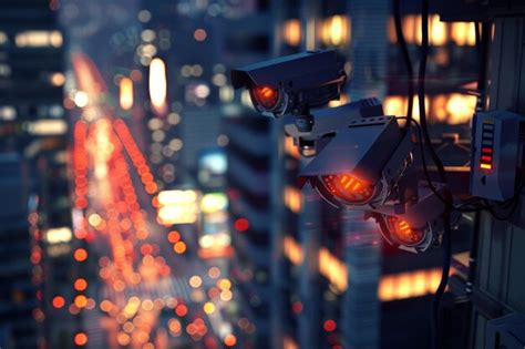 Premium Photo Aidriven G Surveillance For Smart City Security O