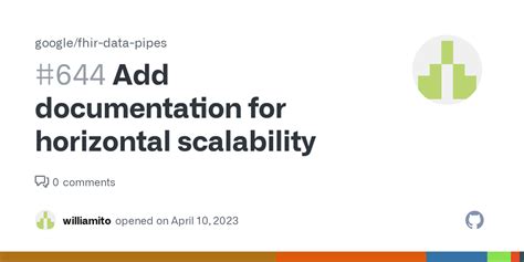 Add Documentation For Horizontal Scalability Issue Google Fhir Data Pipes GitHub