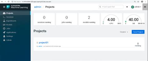 illustrating ai ml model development in cloudera machine learning by