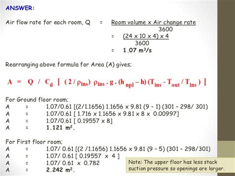 Ventilation Rate Calculation Formula At Gabriel Mahomet Blog