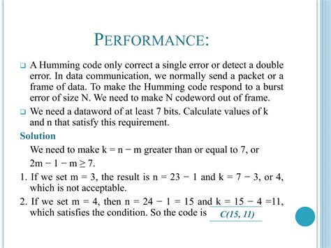 Linear Block Codes Ppt