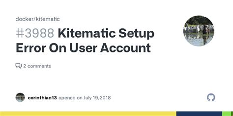 Kitematic Setup Error On User Account Issue Docker Kitematic GitHub