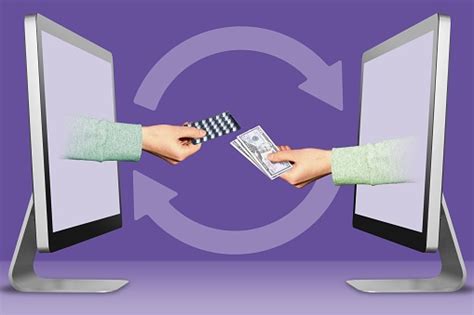 디지털 개념 디스플레이에서 두 손입니다 의학 약 손 그리고 현금 돈 손 3 차원 일러스트 레이 션 건강관리와 의술에 대한 스톡 사진 및 기타 이미지 Istock