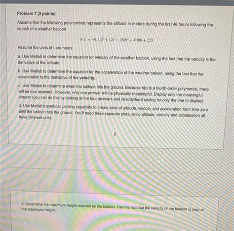 solved problem 7 3 points assume that the following