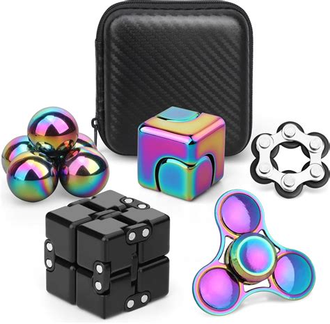 Fidget Spinner Set For Adults Sensory Fidget Pack With Fidget Chain Magnet Roller Infinity