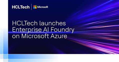 Varun Yadav On Linkedin Hcltech Launches Enterprise Ai Foundry On