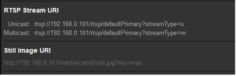 Exsite Enhance 2 Rtsp Stream Details For Exsite Enhance 2 Cameras