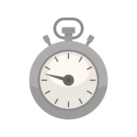 Countdown Timer Icon Flat Vector Stopwatch Clock 17336826 Vector Art At Vecteezy