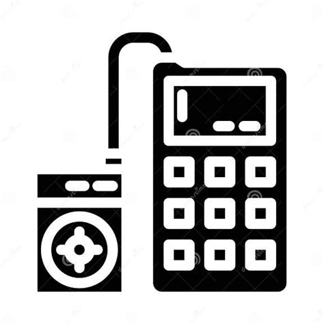 Sensor Calibration Electronics Glyph Icon Vector Illustration Stock Vector Illustration Of