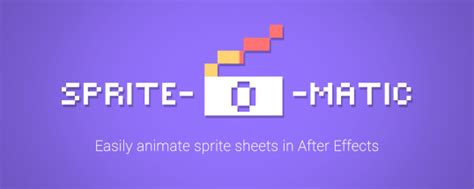 sprite o matic v1 0 script for after effect visualstorms