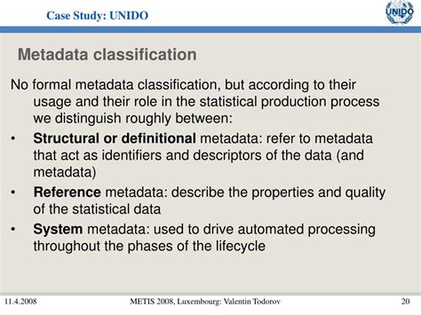 Ppt Enhancing Statistical Metadata Systems In Industrial Development