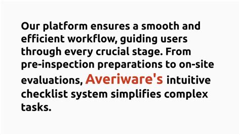 PPT - Averiware_ Streamlining Building Inspection With Comprehensive Checklists PowerPoint ...