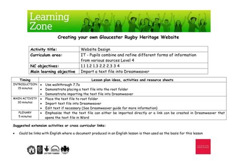 website design import text into dreamweaver teaching resources