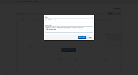 Ajax Full Featured Calendar By Pauloreg Codecanyon