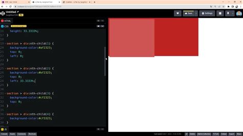 23 06 07 Html Css 강좌 106강 Absolute Width Height Top Left 로 화면을