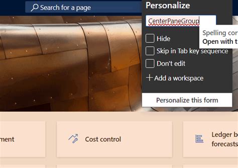 Having Fun With Dynamics 365 Workspace Personalization Ellipse Solutions