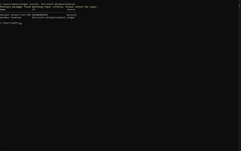 Bug Windows Terminal Not Installing In Winget · Issue 30717