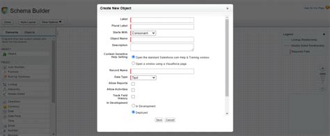 what is salesforce schema builder bay20 software