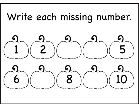 Number 1 10 Worksheets Activity Shelter