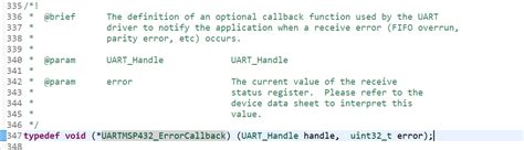Msp432p401r Uart Errorfxn Is Getting Called Occassionally Msp Low Power Microcontroller