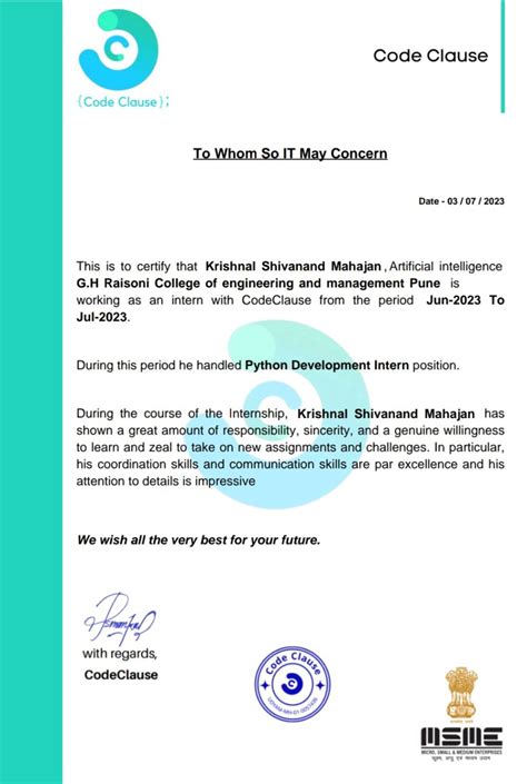 krishnal mahajan on linkedin codeclause internshipcompletion