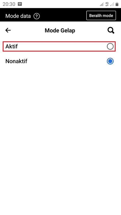 Cara Mengaktifkan Mode Gelap Di Facebook Android Kaconk