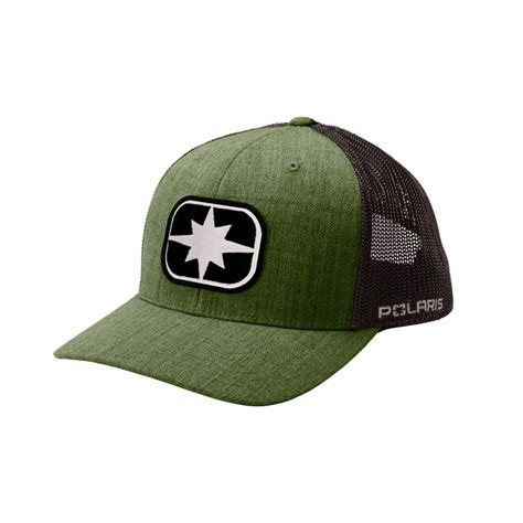 Polaris Ellipse Patch Trucker Hat Cypress 2864562 — Bairs Powersports Online