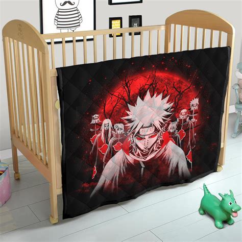 Akatsuki Moonlight Anime Quilt Blanket For Cozy Comfort Animebape