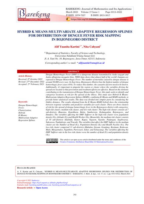 pdf hybrid k means multivariate adaptive regression splines for