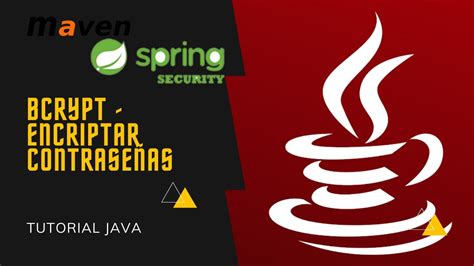 Tutorial Java Bcrypt Encriptar Contraseñas Con Spring Security Youtube
