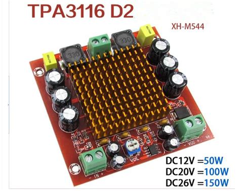 Aliexpress.com : Buy NEM TPA3116D2 TPA3116DA DC 12 V 24 V 150 W MAX ...