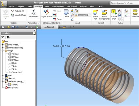 Smooth Or Tangent Constraint Between Helix And Straight Line Autodesk Community