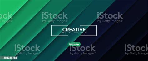 추상 녹색 그라디언트 기하학적 종이 컷 배경 현대 미래 배경 방문 페이지 책 표지 브로셔 전단지 잡지 모든 브랜딩 배너 헤더 프리젠 테이션 및 벽지 배경에 사용할 수