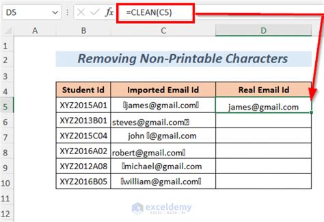 how to use clean function in excel 10 examples exceldemy