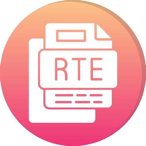 Rte File Circle Icon 47348614 Vector Art At Vecteezy Rte File Circle Icon 47348614 Vector Art At Vecteezy