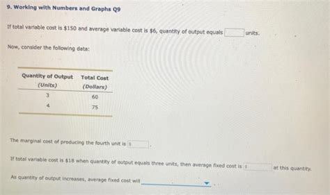solved 9 working with numbers and graphs 29 if total