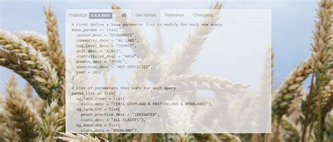 github ropensci rnassqs r interface for the usda national