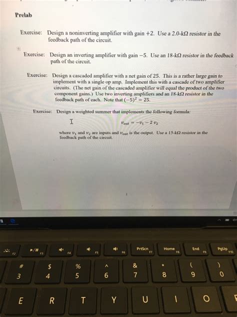 Solved Design A Noninverting Amplifier With Gain Use A Chegg