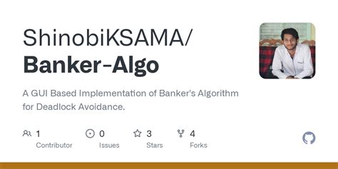 github shinobiksama banker algo a gui based implementation of banker