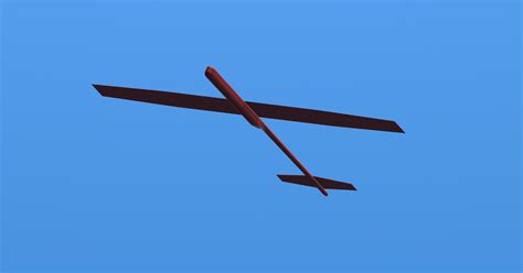 Lightweight V Tail Glider Experimental Slope Glider By Curiouscoon
