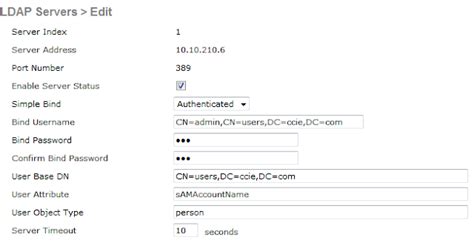 Ccie Wireless Ldap Authenticated Bind