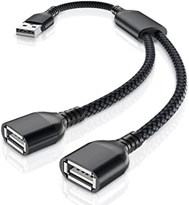 Amazon Com Basesailor Usb Splitter In Out Ft Usb A Male To Double Female Y Cable