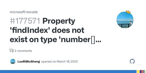 Property FindIndex Does Not Exist On Type Number Do You Need To