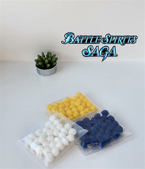 Cores Battle Spirits Saga Personalized Shapes And Colors Trading Card Game 3d Printed Cores