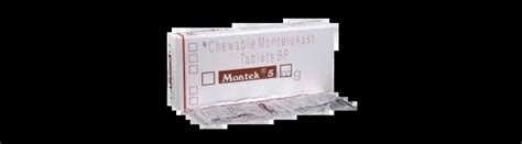 Montek 5 Mg Uses Side Effects Indication Dosages Doctlab
